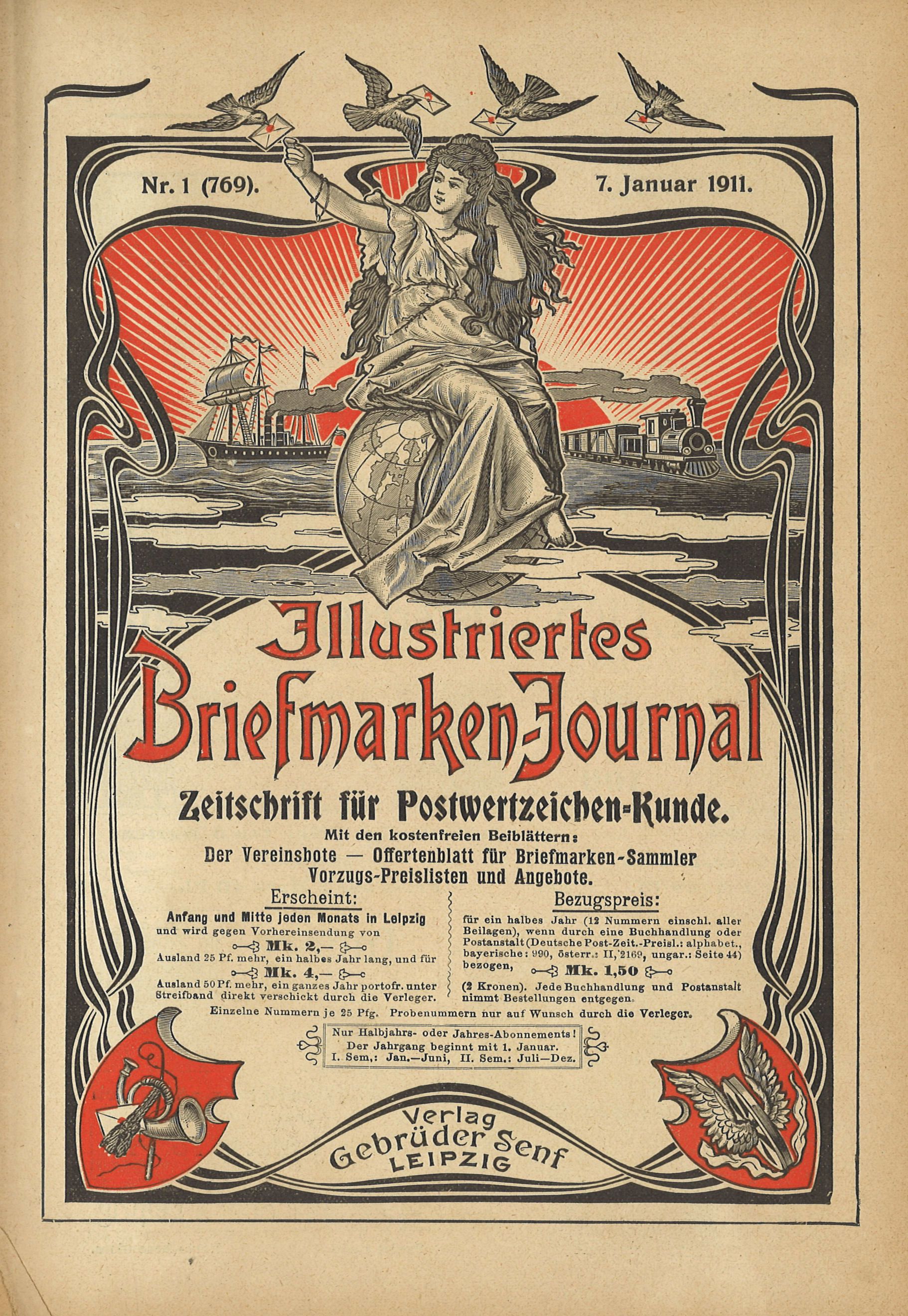 Gebr. Senf: Illustriertes Briefmarken-Journal (Jg.1911) · Phil*Creativ ...