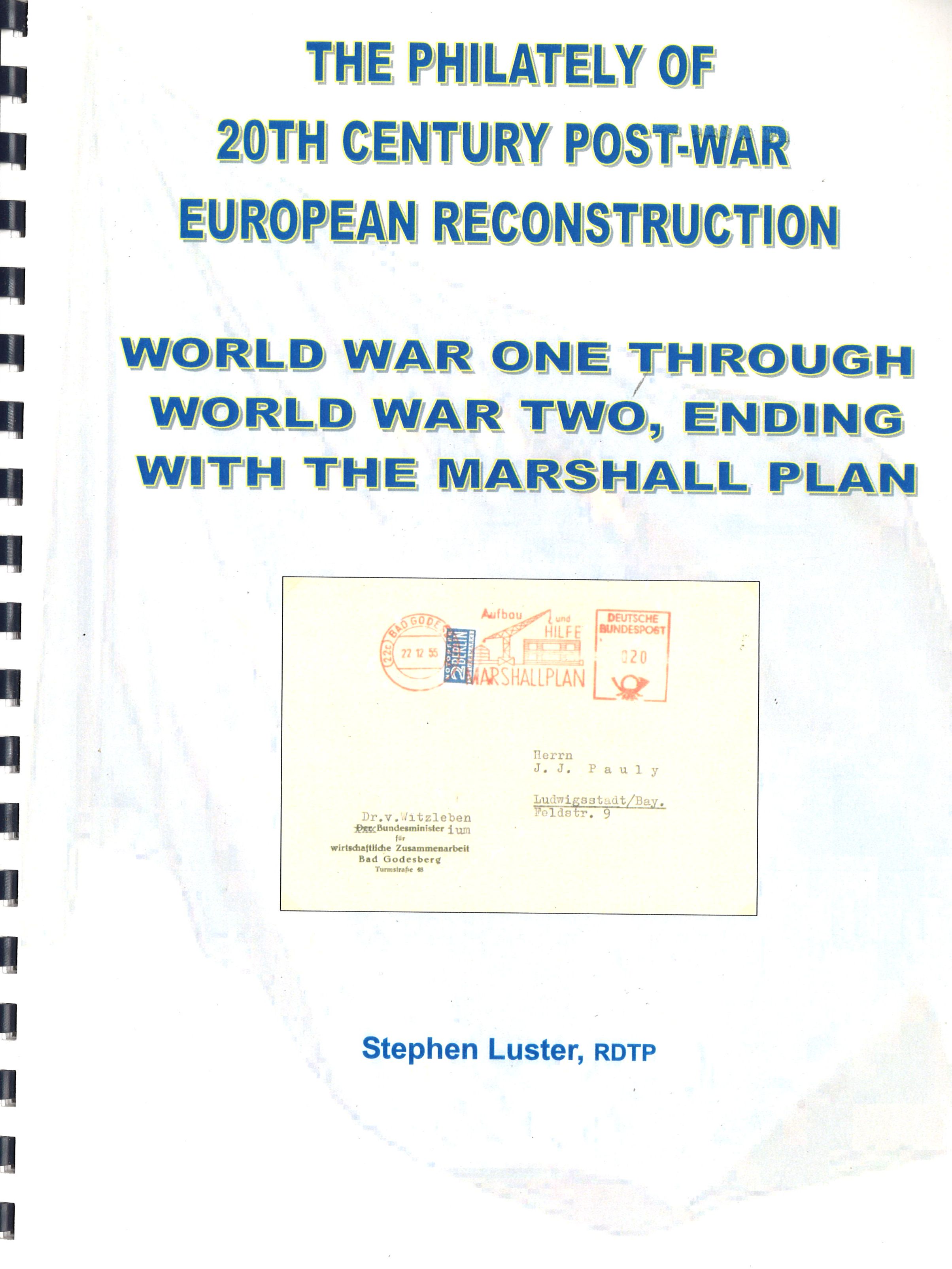 Stephen Luster: The Philately of 20th Century Post-War European ...